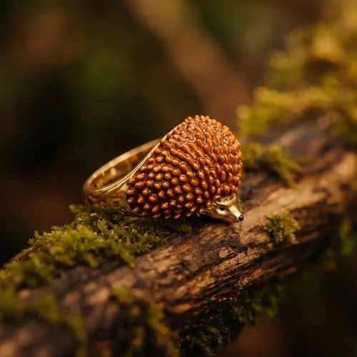 ALEX AND ANI Hedgehog Ring