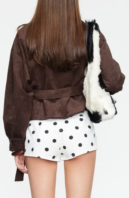Lioness Ritz Faux Suede Jacket
