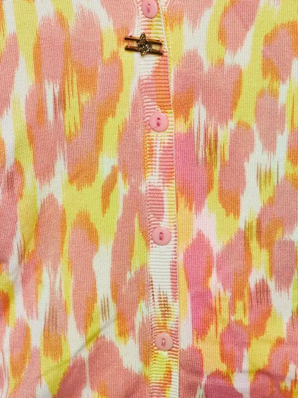 Roberto Cavalli Graphic-print Knitted Cardigan