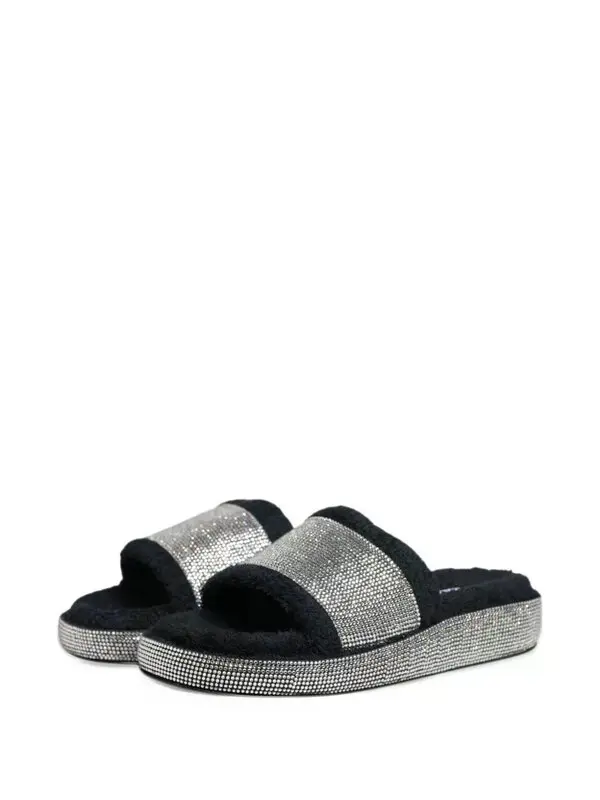 Dolce & Gabbana Rhinestone-embellished Platform Slides