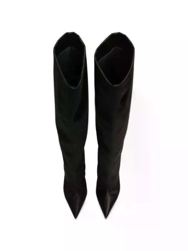 Dolce & Gabbana Satin Knee-high Boots