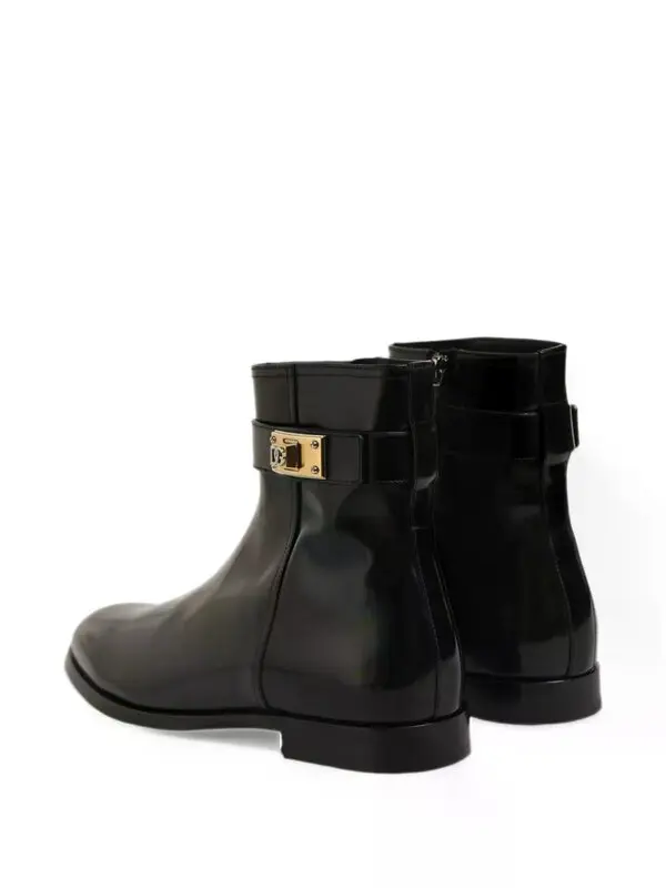 Dolce & Gabbana Buckle-strap Ankle Boots