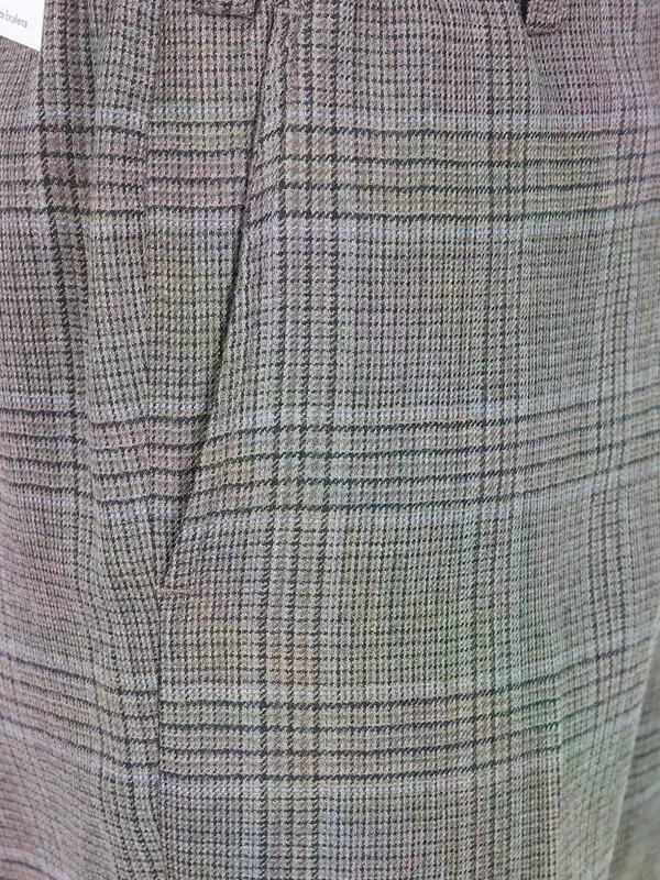 PT TORINO Prince Of Wales Check Wool Trousers