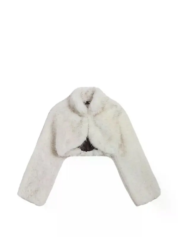 Apparis Cropped Faux-fur Jacket