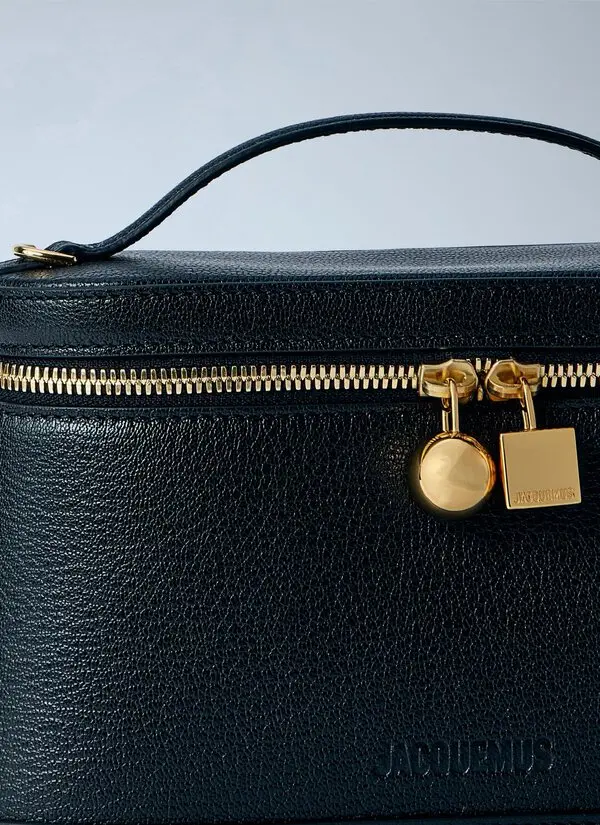 Jacquemus Le Petit Vanity Handbag - Black