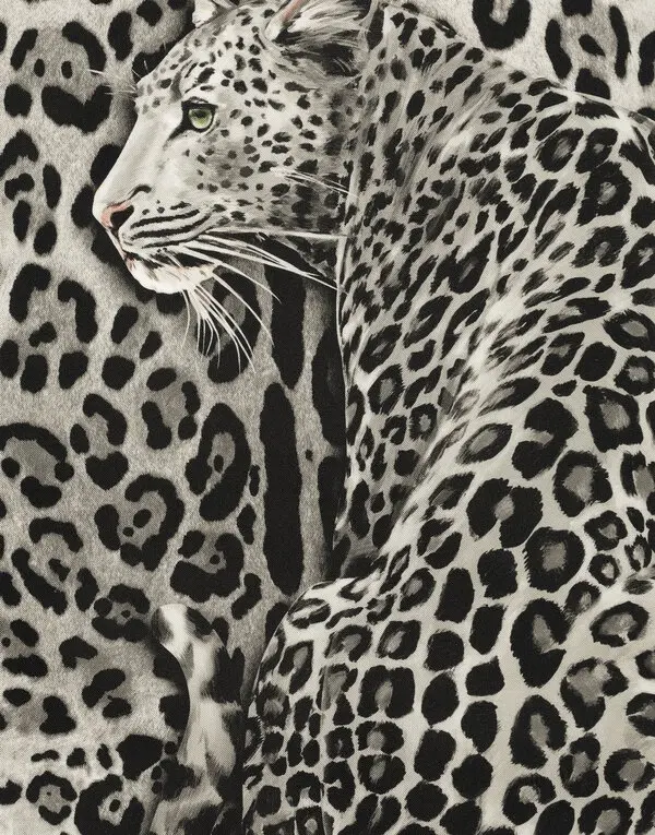 Dolce & Gabbana Leopard- Silk Twill Foulard