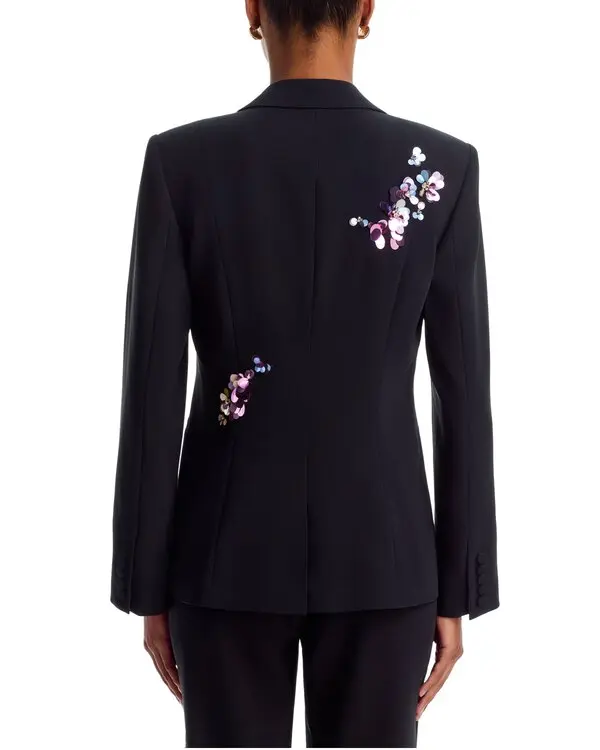 Cinq À Sept Karlie Waterfall Paillettes Blazer