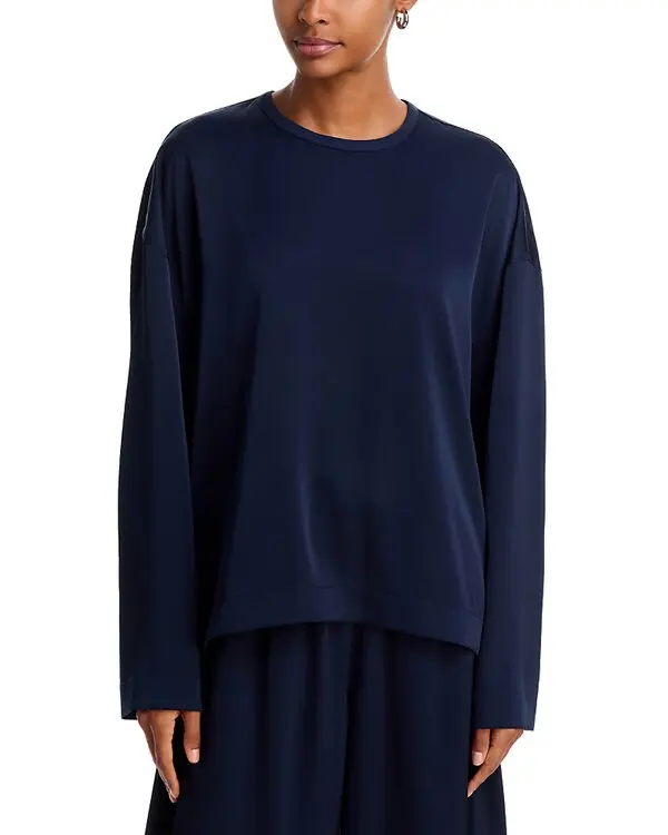 Cinq À Sept Delisa Long Sleeve Crewneck Top