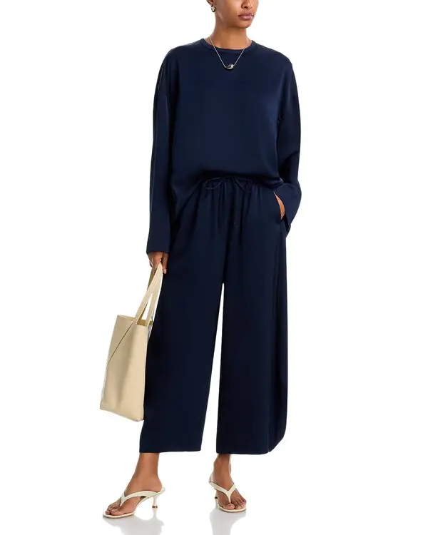 Cinq À Sept Delisa Long Sleeve Crewneck Top