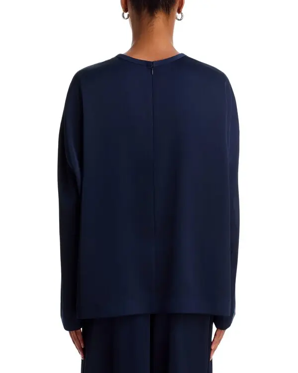 Cinq À Sept Delisa Long Sleeve Crewneck Top