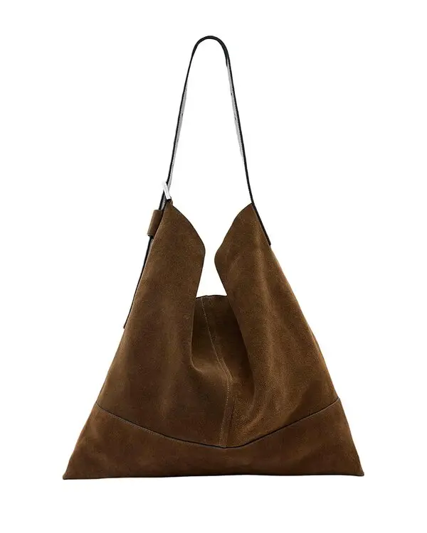 ALLSAINTS Asha Convertible Suede Shoulder Bag