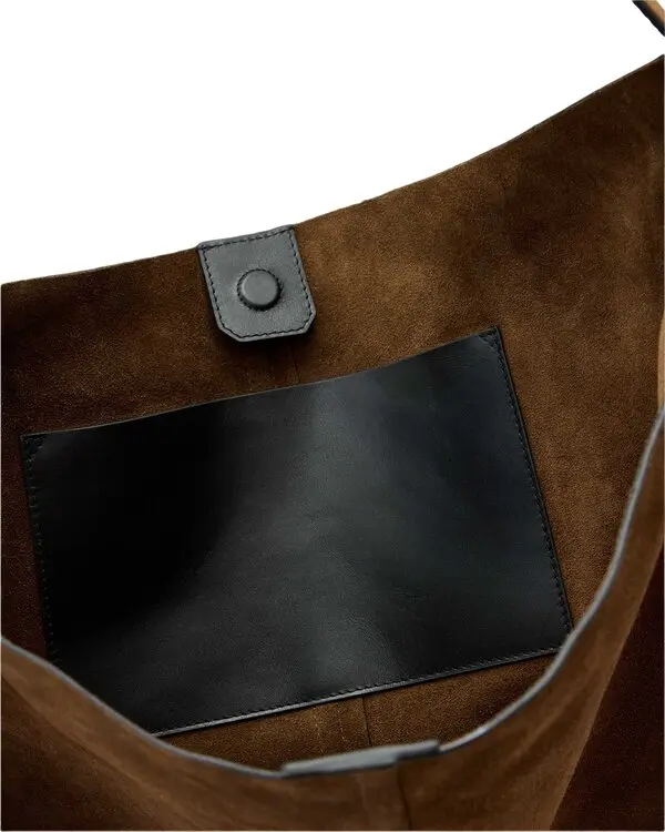 ALLSAINTS Asha Convertible Suede Shoulder Bag
