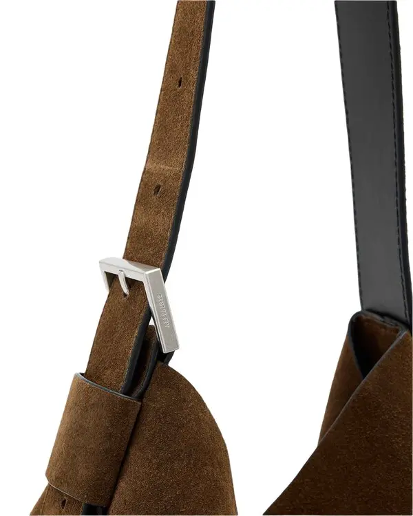 ALLSAINTS Asha Convertible Suede Shoulder Bag