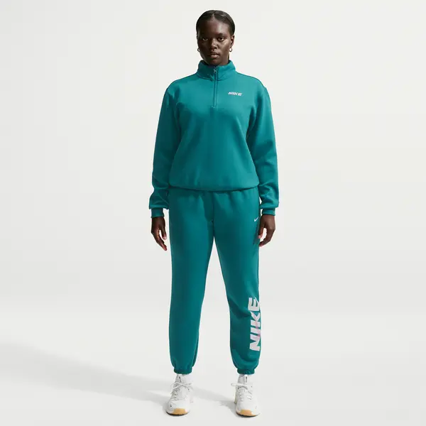 Nike Studio Fleece Sport Dri-fit 1/4-zip Top