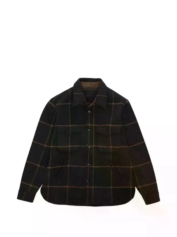 FORTELA Ringo Check-wool Shirt Jacket
