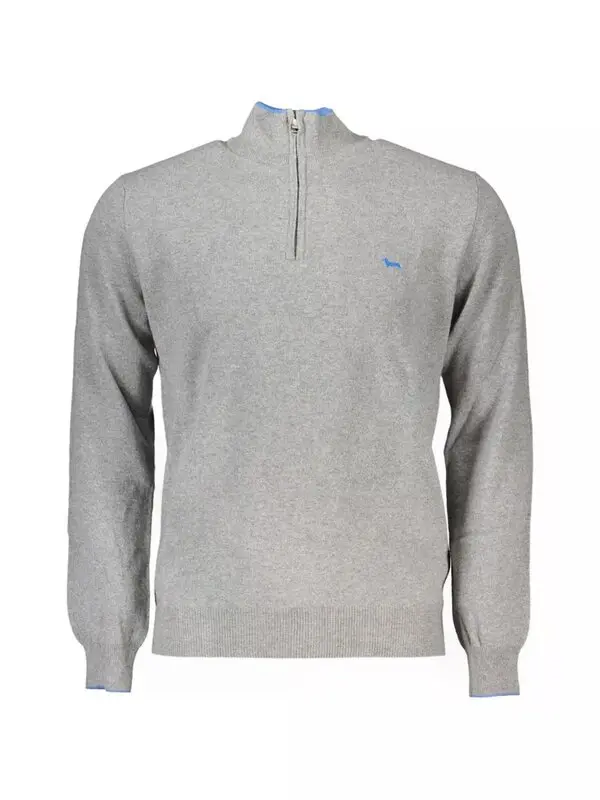 HARMONT & BLAINE Quarter-zip Embroidered Sweater