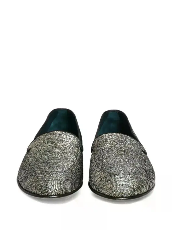 Dolce & Gabbana Glitter-effect Loafers
