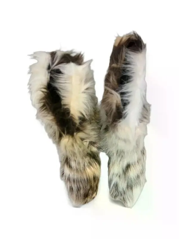 Dolce & Gabbana Faux-fur Knee-high Boots