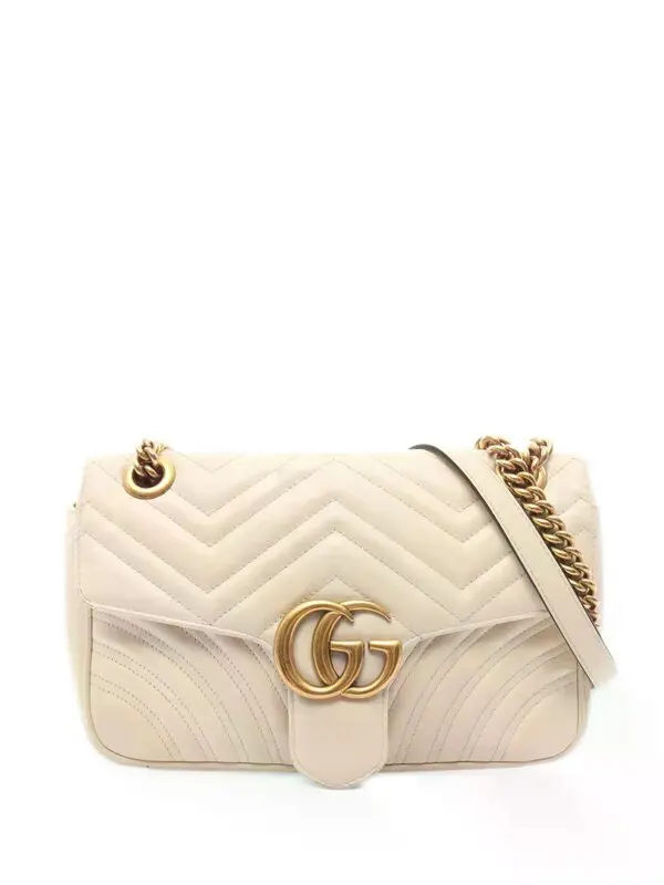 Gucci 2000s Gg Marmont Quilted Shoulder Bag