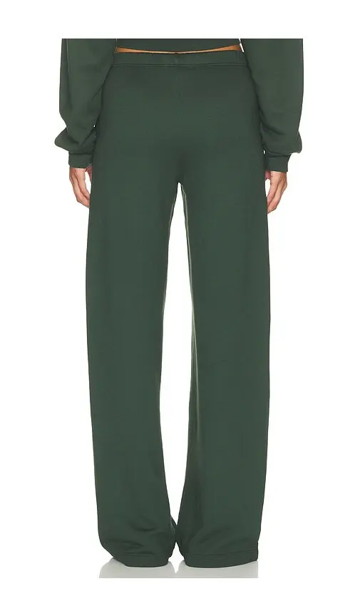 Eterne French Terry Oversized Wide Leg Sweatpant In Grey