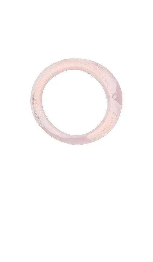 Dinosaur Designs Small Organic Bangle Bracelet In Pink