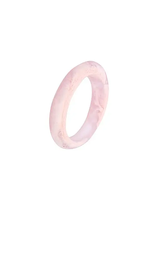 Dinosaur Designs Small Organic Bangle Bracelet In Pink