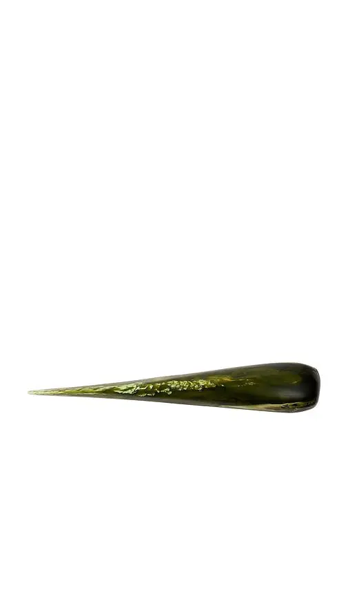 Dinosaur Designs Stone Butter Knife In Green - Malachite