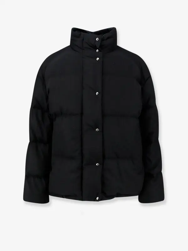 Moncler Verone Nylon And Cotton Down Jacket