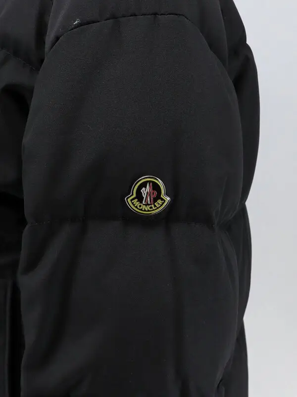 Moncler Verone Nylon And Cotton Down Jacket
