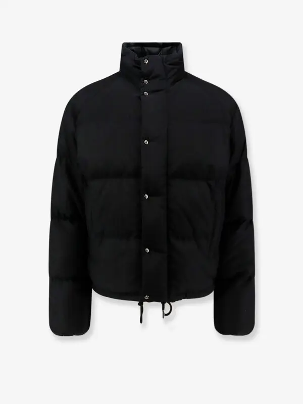 Moncler Verone Nylon And Cotton Down Jacket