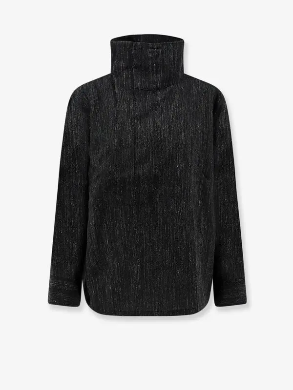 Soeur Lutece Virgin Wool Blend Shirt With Drawstring