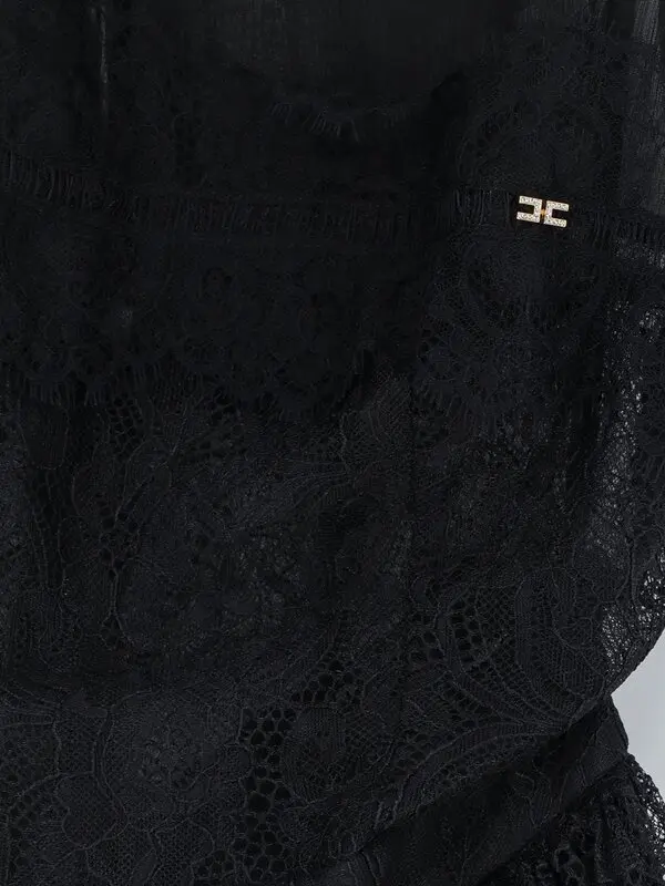 Elisabetta Franchi Lace Mini Dress