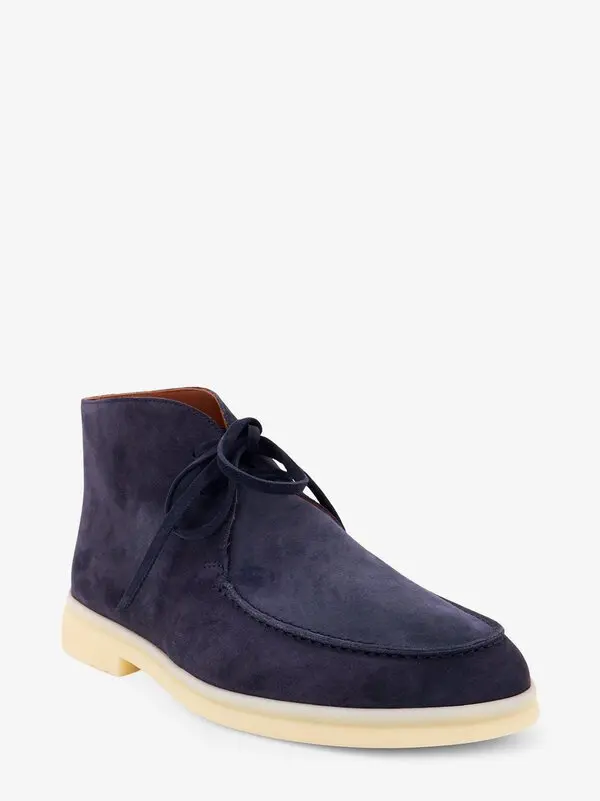 Loro Piana Walk And Walk Suede Laceup