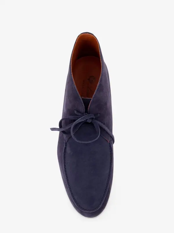 Loro Piana Walk And Walk Suede Laceup