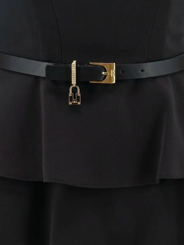 Elisabetta Franchi Mini Dress With Bustier Detail