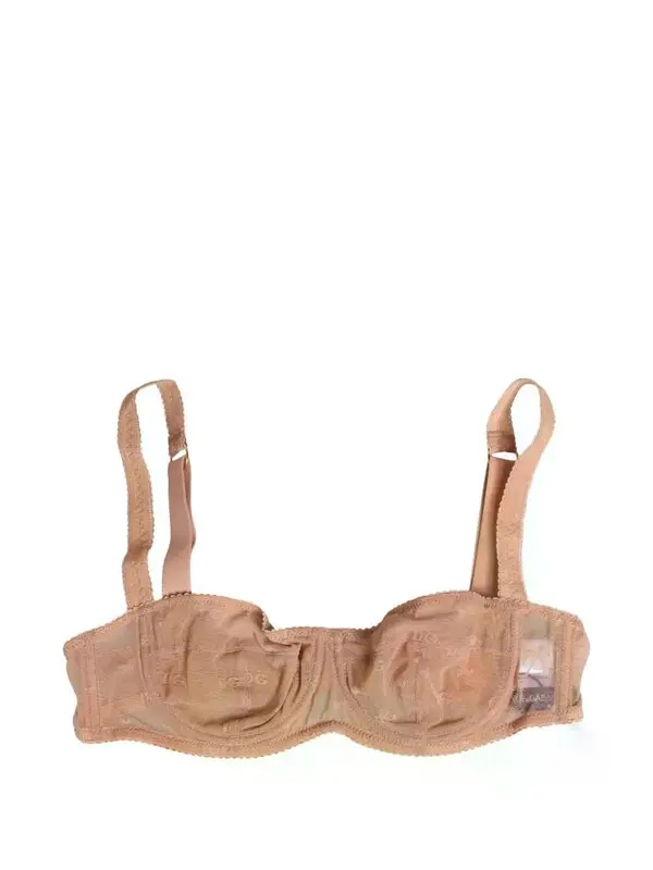 Dolce & Gabbana Lace-mesh Underwire Bra - Neutrals