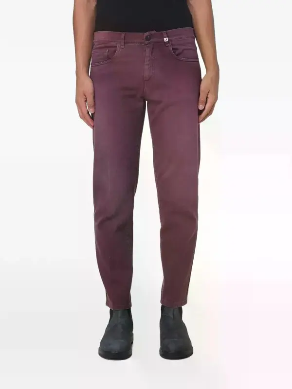 MYTHS Logo-patch Straight-leg Trousers