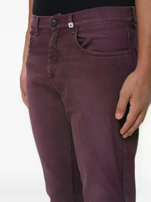 MYTHS Logo-patch Straight-leg Trousers