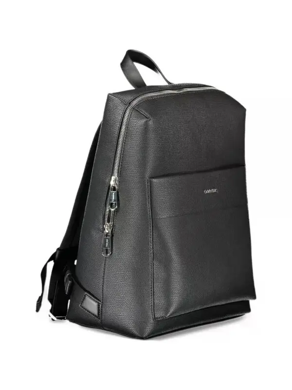 Calvin Klein Textured Buckle-fastening Backpack