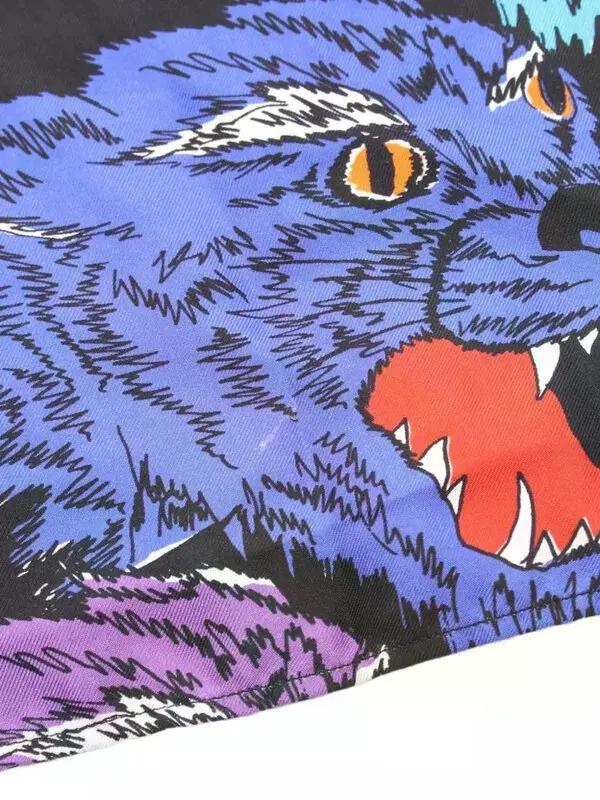 Gucci 2000s Psychedelic Panther Shirt
