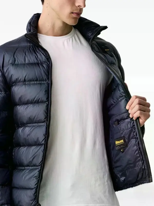 BLAUER. Belmont Quilted High-neck Jacket