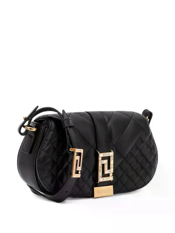 Versace Greca Quilted Shoulder Bag