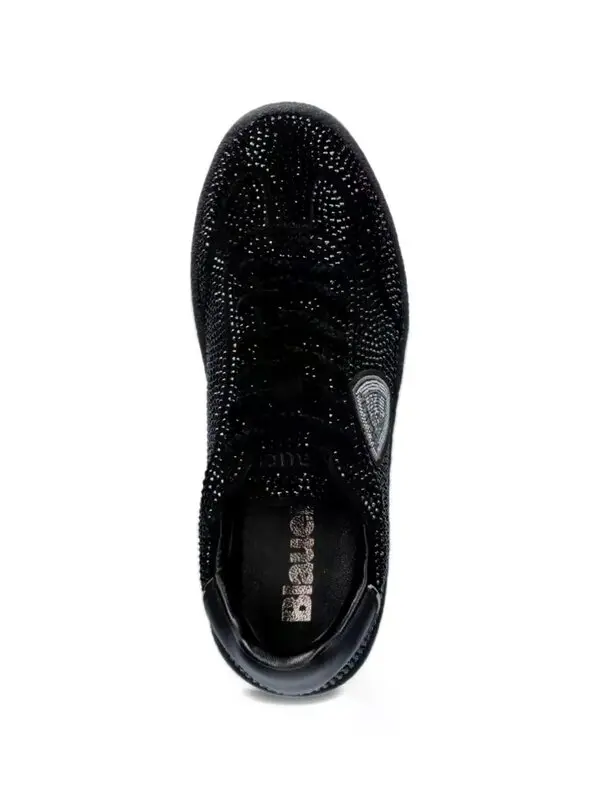 BLAUER. Aurora Crystal-embellished Logo-patch Sneakers
