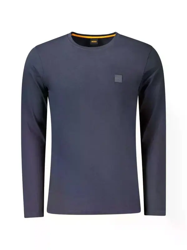 BOSS Long-sleeve Logo-patch T-shirt
