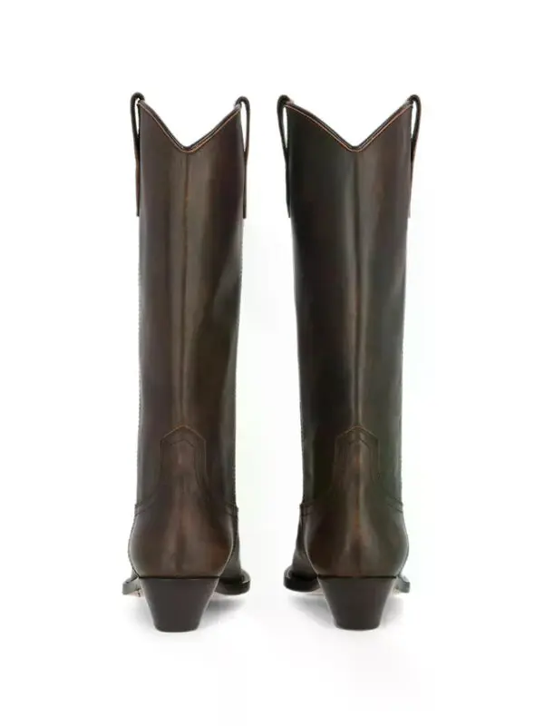VIA ROMA 15 Tex New Semplice Pointed-toe Western-style Boots