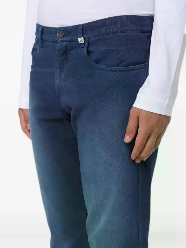 MYTHS Faded Straight-leg Jeans