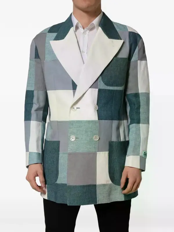 Dolce & Gabbana Patchwork Double-breasted Jacket