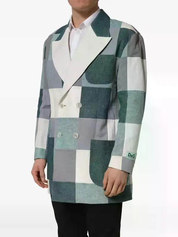 Dolce & Gabbana Patchwork Double-breasted Jacket