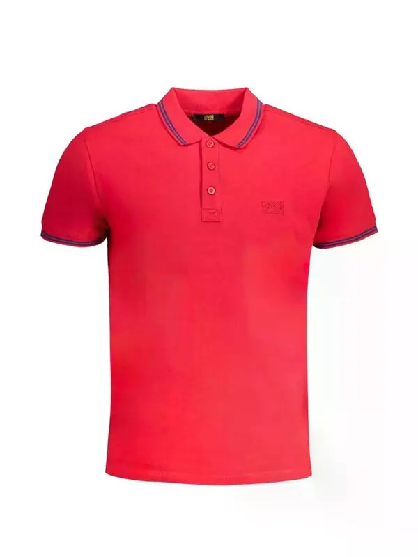Roberto Cavalli Logo-embroidered Tipped Polo Shirt