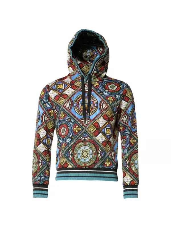 Dolce & Gabbana Printed Hoodie - Red